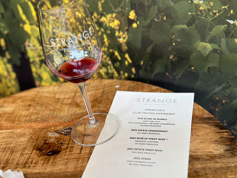 Sipping on Sunshine: Our Tasting Adventure at Strange Family Vineyards ...